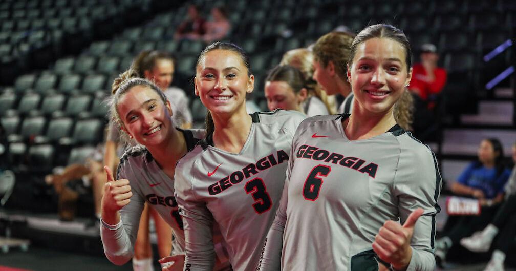 PHOTOS: Georgia defeats Mississippi State in women's volleyball ...