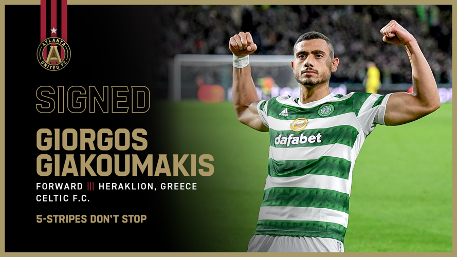 Atlanta United signs forward Giorgos Giakoumakis from Celtic F.C ...