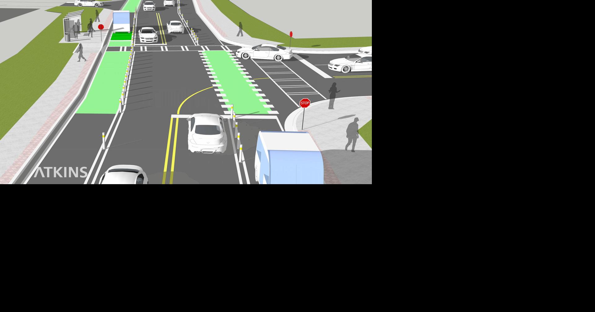 PHOTOS: Peachtree Corners autonomous vehicle test track renderings ...