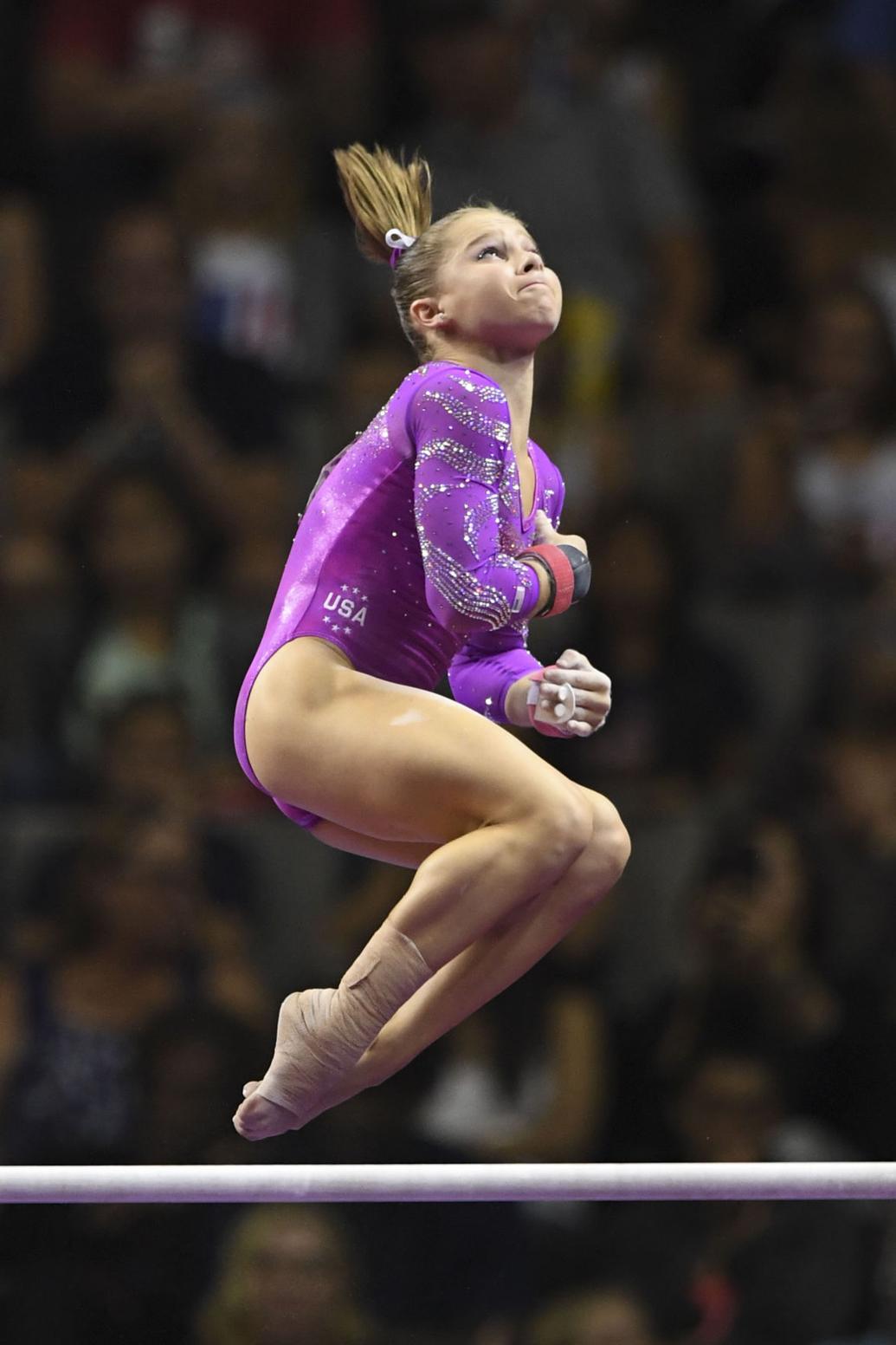 Gwinnett native Ragan Smith in the U.S. Gymnastics Olympic Trials ...