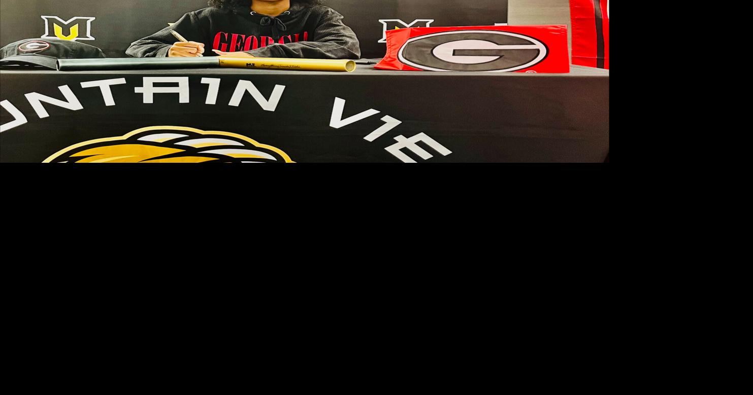 Mountain View sprinter Karsen Phillips signs with Georgia Bulldogs ...