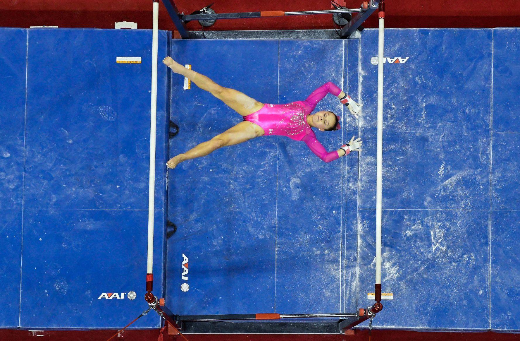 Gwinnett native Ragan Smith in the U.S. Gymnastics Olympic Trials ...