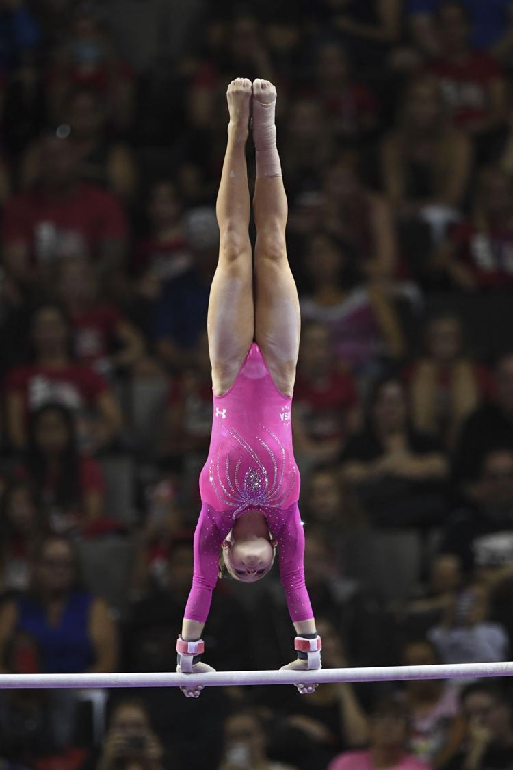 Gwinnett native Ragan Smith in the U.S. Gymnastics Olympic Trials ...