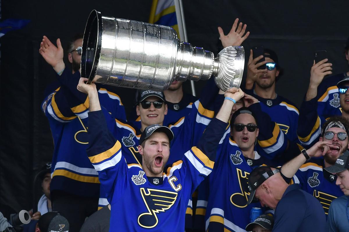 St. Louis Blues celebrate Stanley Cup title while it rains on their ...