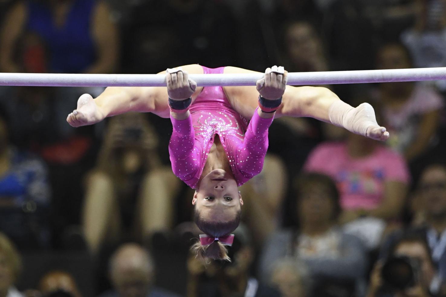 Gwinnett native Ragan Smith in the U.S. Gymnastics Olympic Trials ...