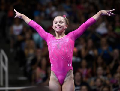 Gwinnett native Ragan Smith in the U.S. Gymnastics Olympic Trials ...