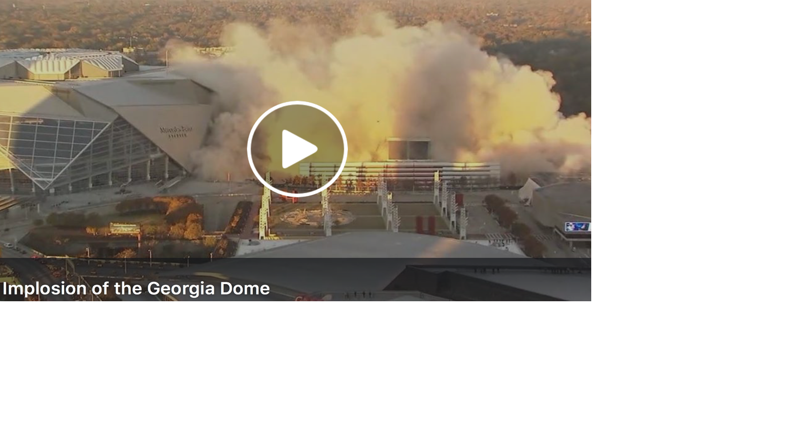 WATCH: Georgia Dome Implosion | News | gwinnettdailypost.com