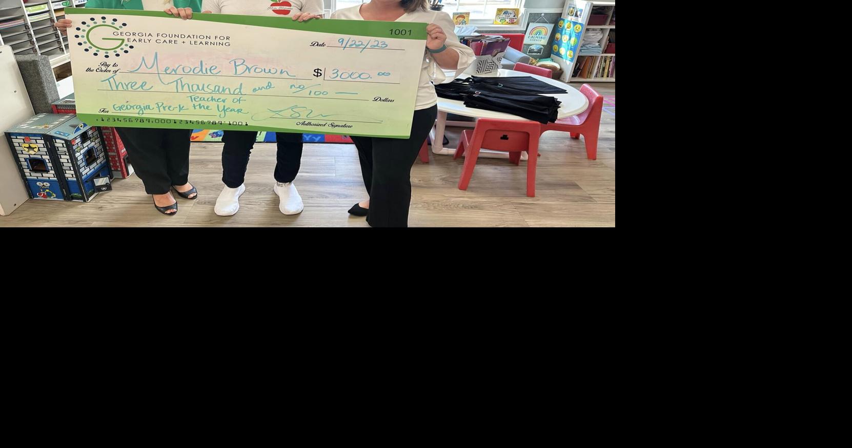 Hoschton teacher Merodie Brown named Pre-K Teacher of the Year | News ...