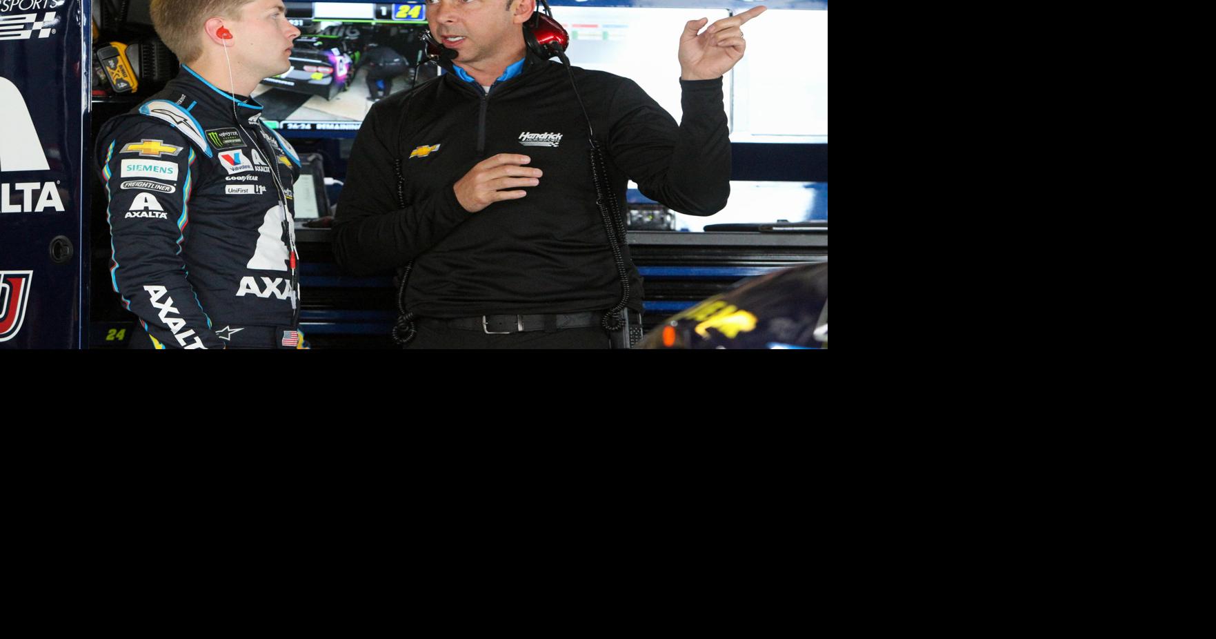 Young NASCAR star William Byron, crew chief Chad Knaus finding momentum ...