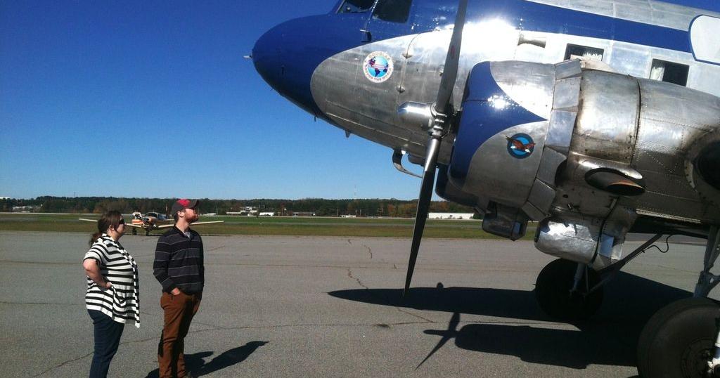 At Briscoe Field, historic DC-3 airplane impresses all ages | PHOTOS ...