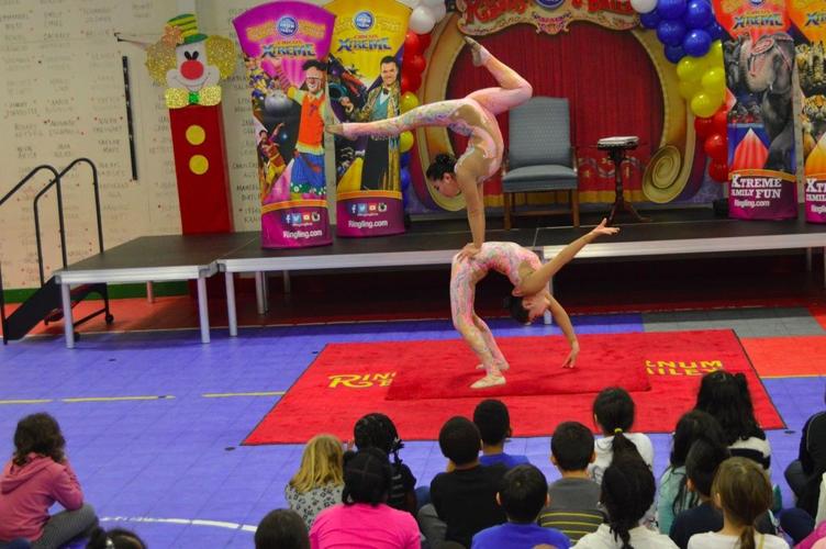 Circus pep rally celebrates Peachtree Elementary reading competition ...