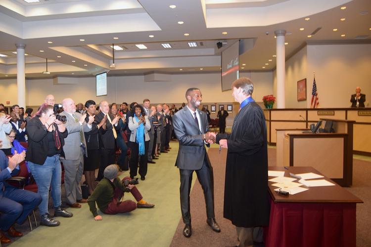 Everton Blair, Steve Knudsen sworn into BOE on history-making night ...