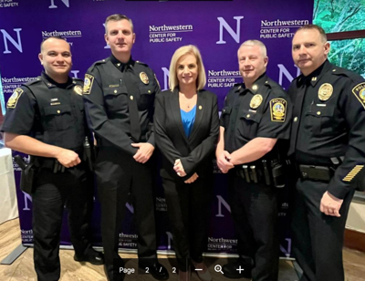 Lt. Dena Pauly Graduates from Northwestern University’s Center for ...