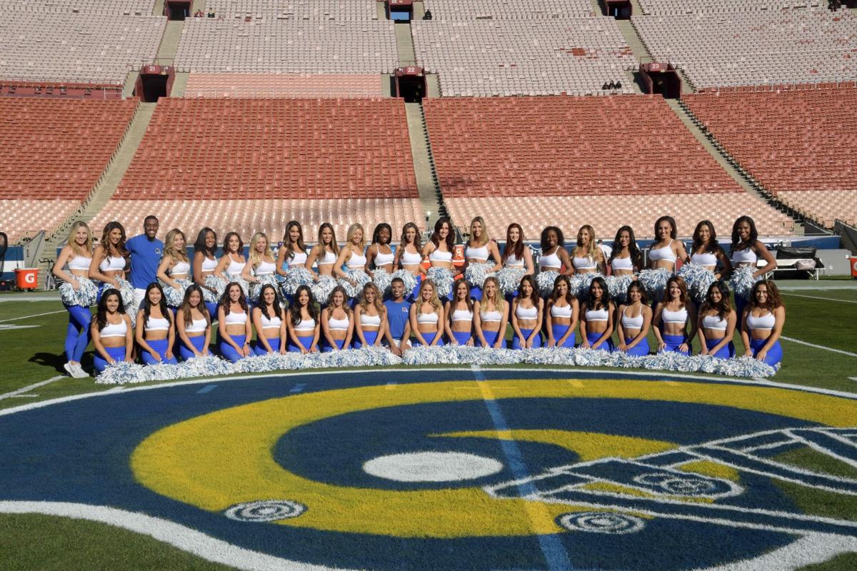 Photos Rams Make History With First Male Cheerleaders In Super Bowl
