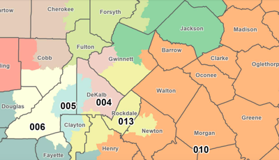 Republicans propose splitting Gwinnett between four congressional ...