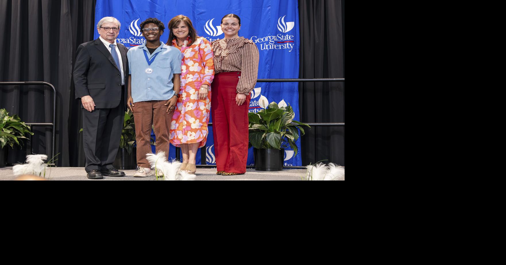 Jordan Little receives Georgia State University's Nancy and Richard ...