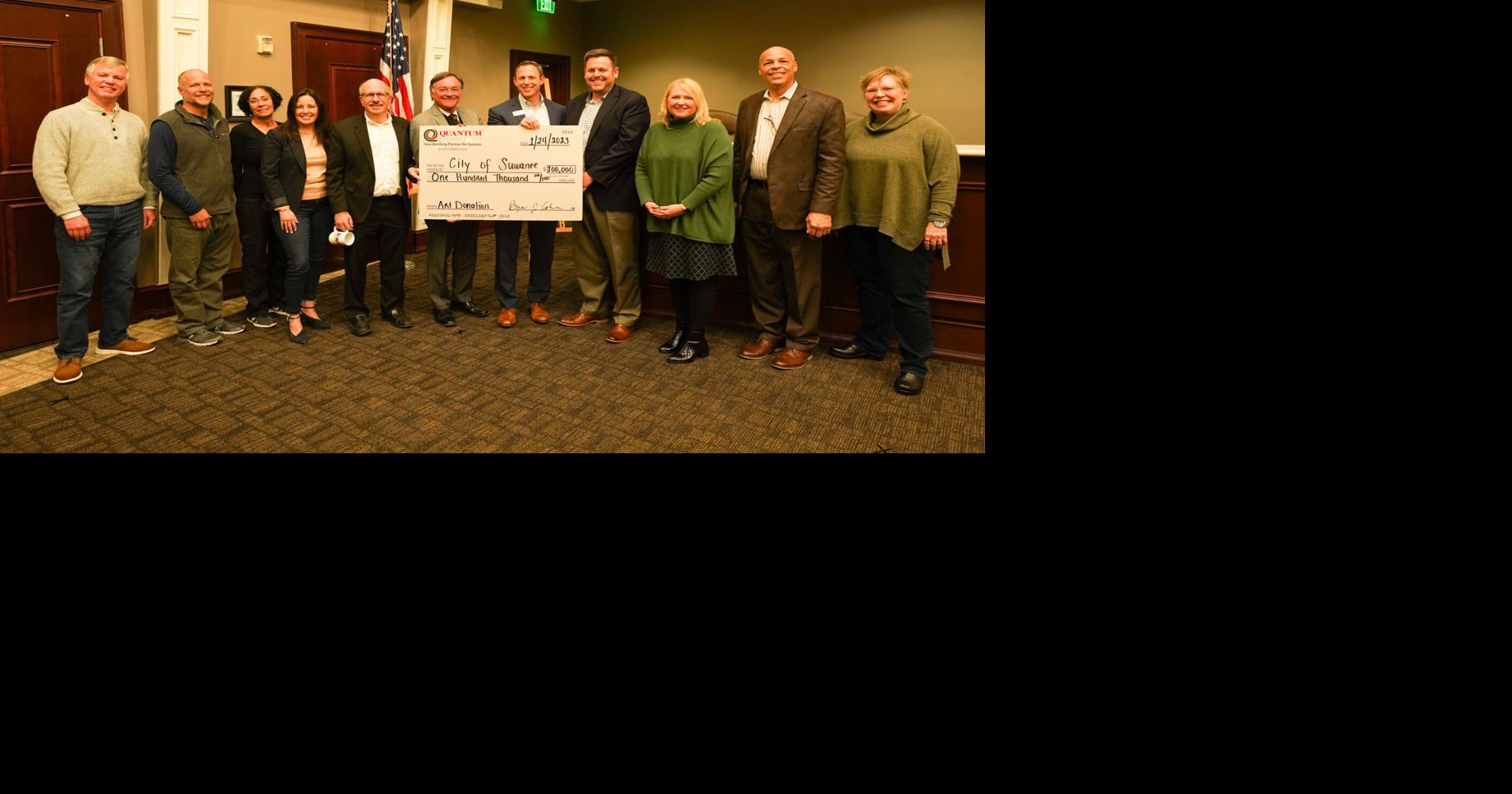 Quantum National Bank donates $100,000 to Suwanee’s Public Art Program ...