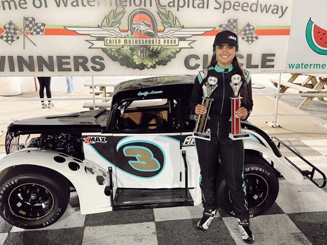 Legends driver Emily Arenas, already on a fast track as a high schooler ...