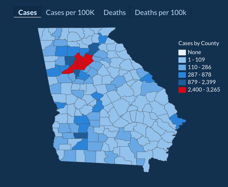Coronavirus update: Georgia has eclipsed 37,000 COVID-19 cases | News ...