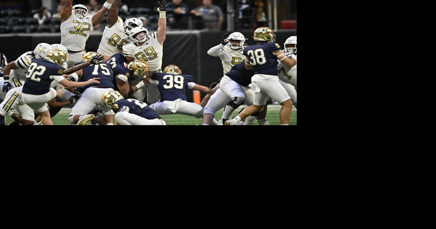 PHOTOS: Georgia Tech vs. Notre Dame Football at Mercedes-Benz Stadium ...