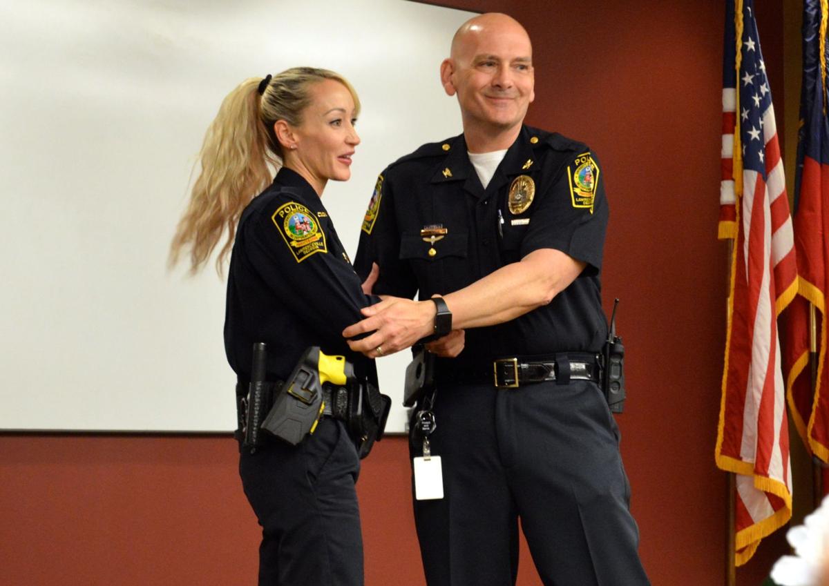 PHOTOS: Badge-pinning ceremony for Lawrenceville Police Department ...