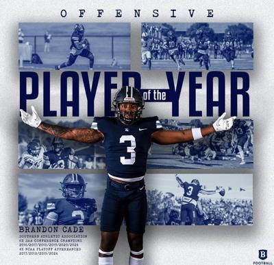 Peachtree Ridge Grad Brandon Cade Named SAA Offensive Player of the ...