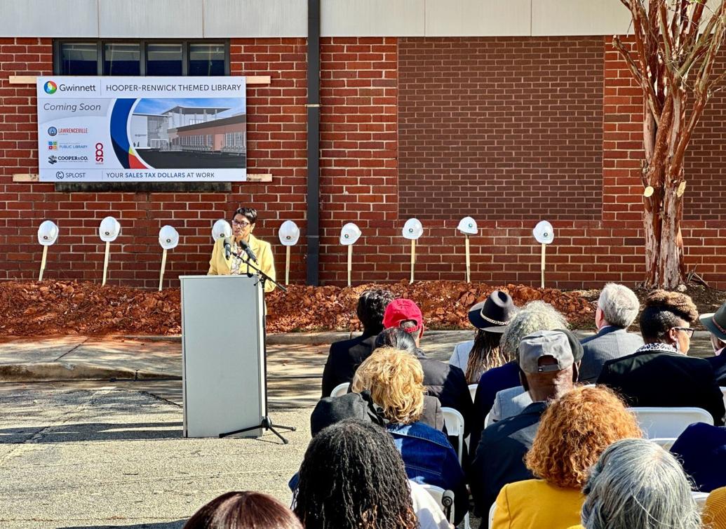 PHOTOS: Groundbreaking for the Hooper-Renwick library branch ...