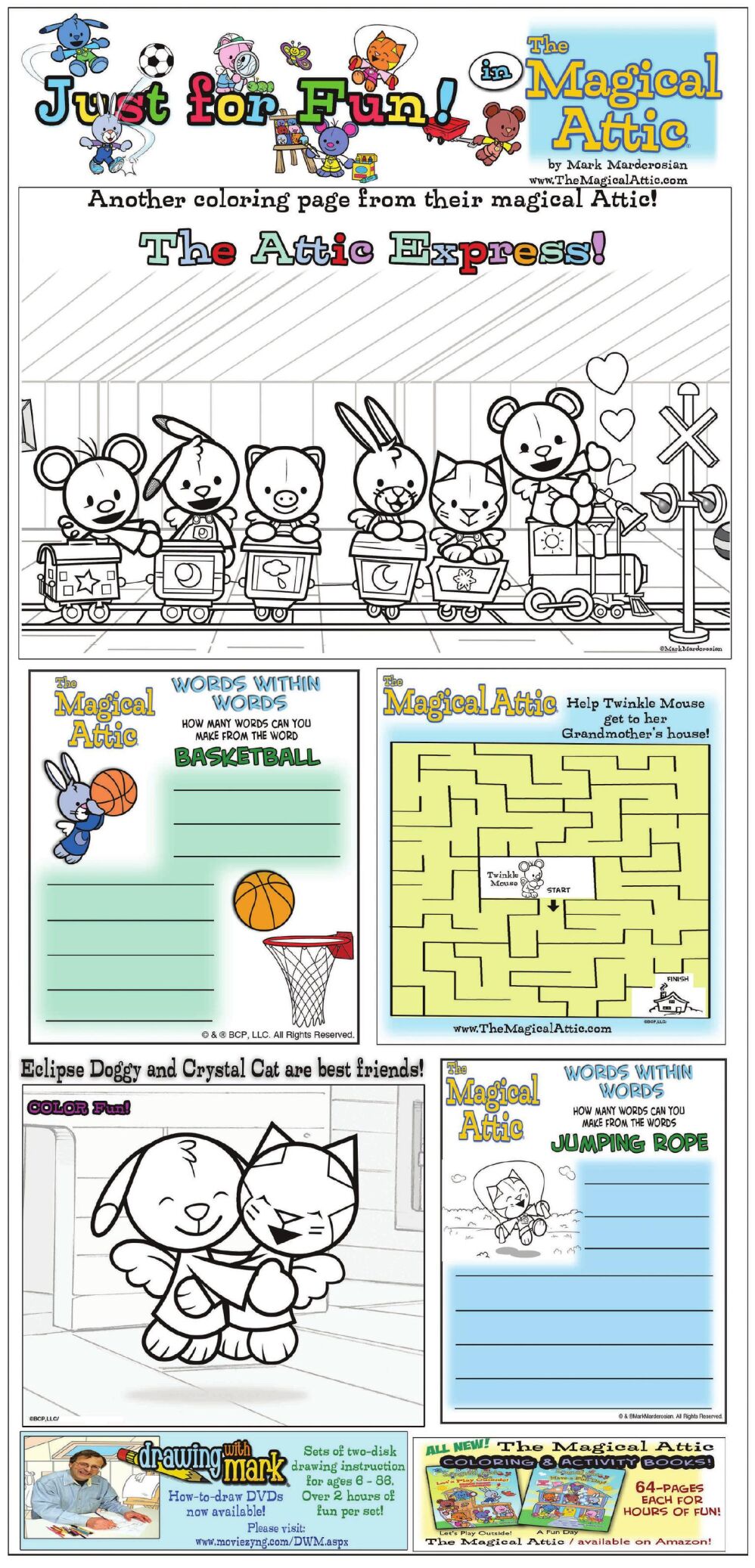 Download and print these kids' activity sheets for hours of fun ...