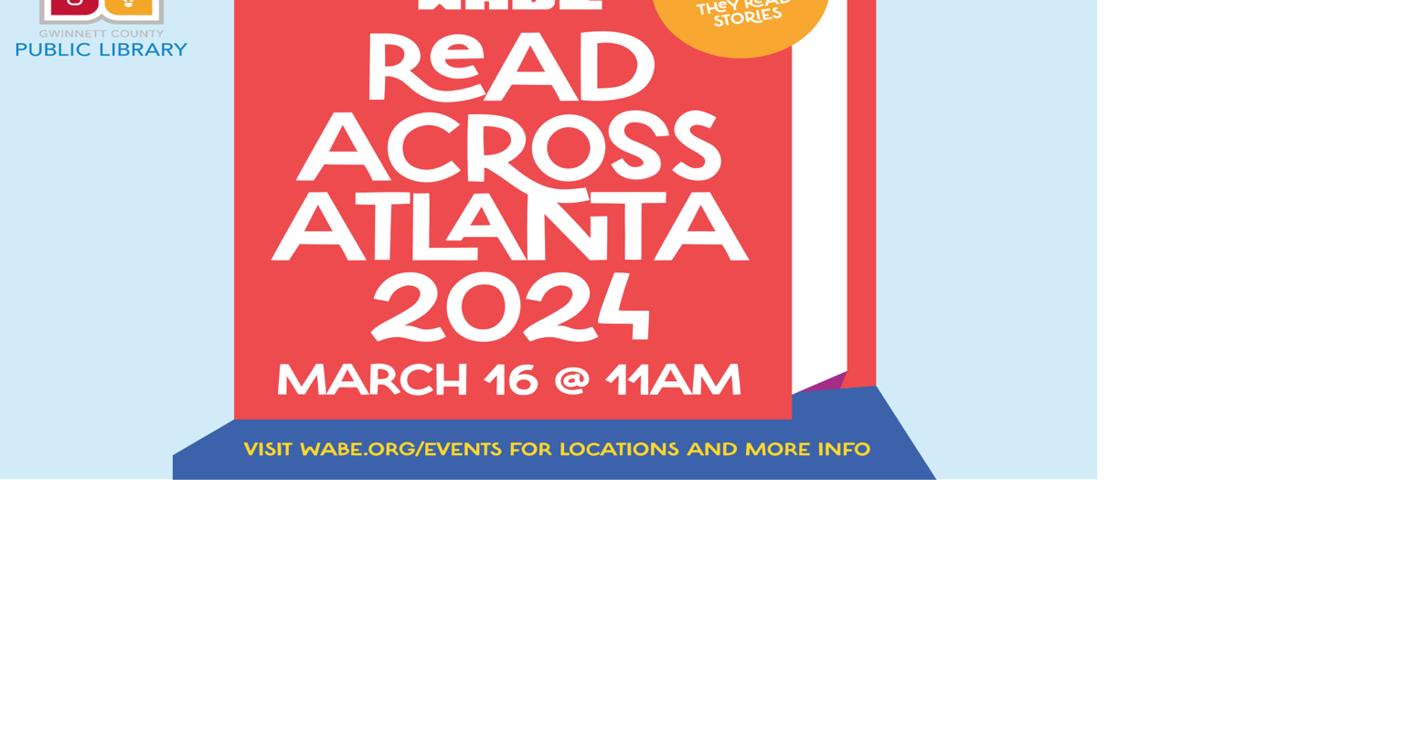 Gwinnett Library Branches Participating In 'Read Across Atlanta' On ...