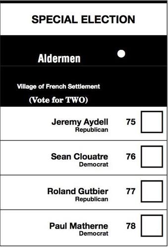 Livingston Parish Sample Ballots | News | hammondstar.com