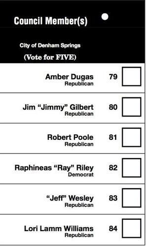 Livingston Parish Sample Ballots | News | hammondstar.com