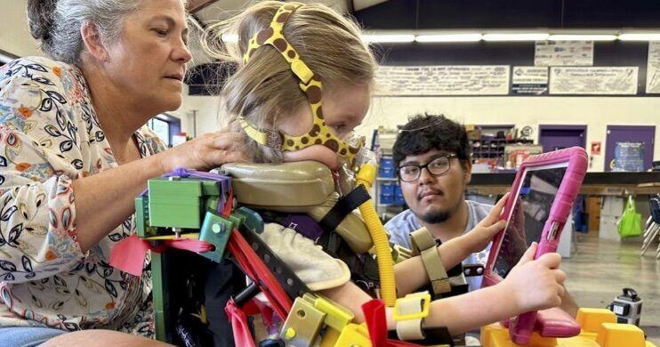 Hammond robotics students help child with muscular disorder | News ...
