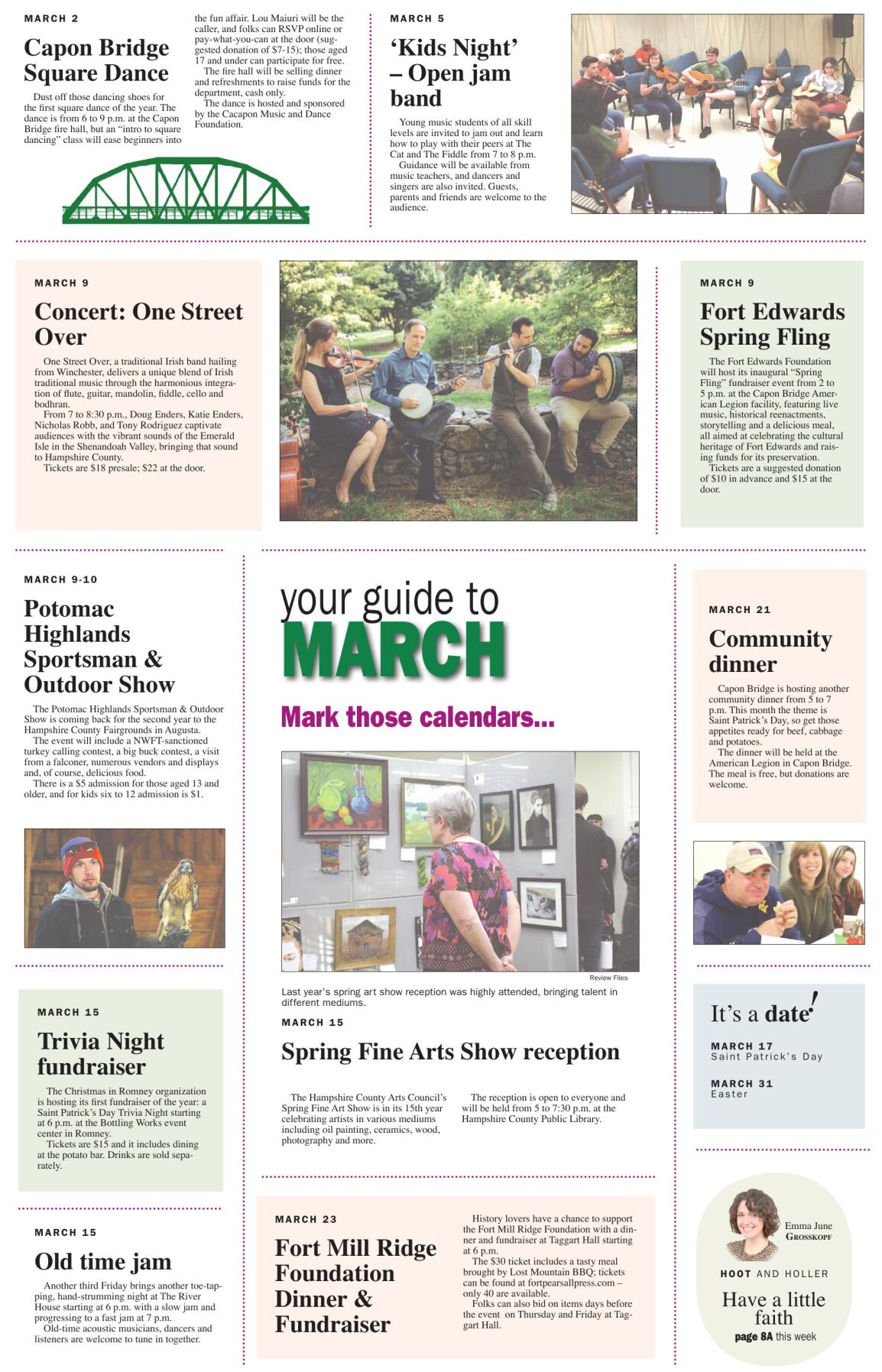 Your guide to March | Living | hampshirereview.com