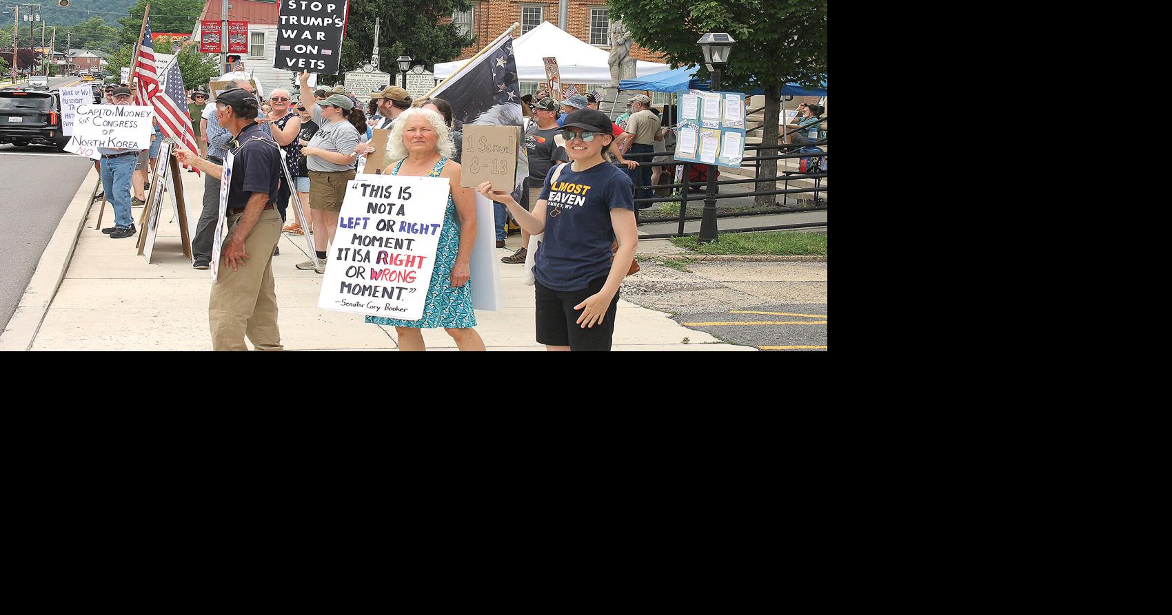 Over 100 turn out for Romney ‘No Kings Day’ event | News ...