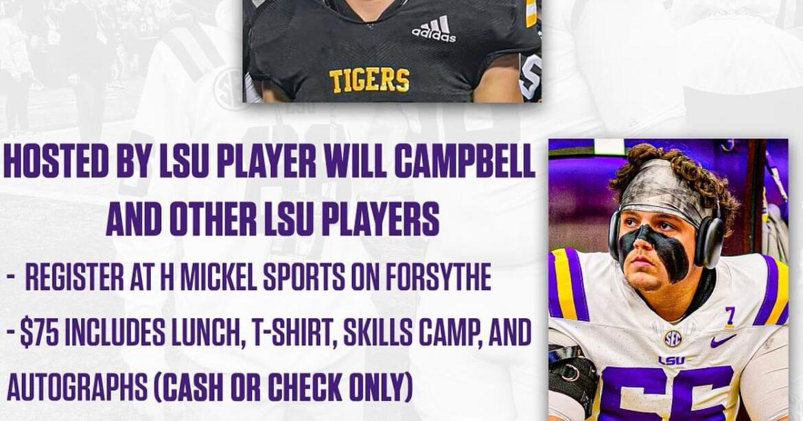 LSU's Campbell honors Braddock with local football camp | Sports ...