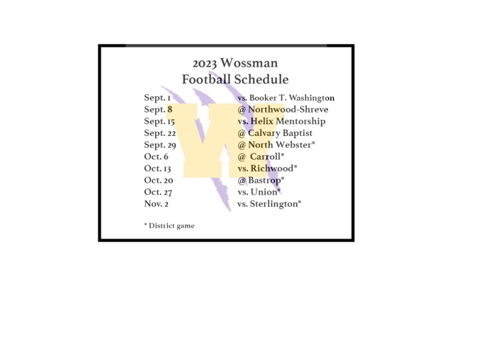2023 FOOTBALL PREVIEW: Wossman looking to make big leap in district ...