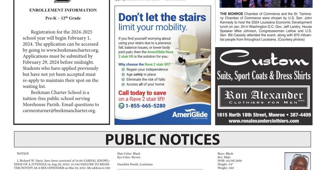 Feb. 1, 2024 Public Notices, click to download pages | Public Notices ...