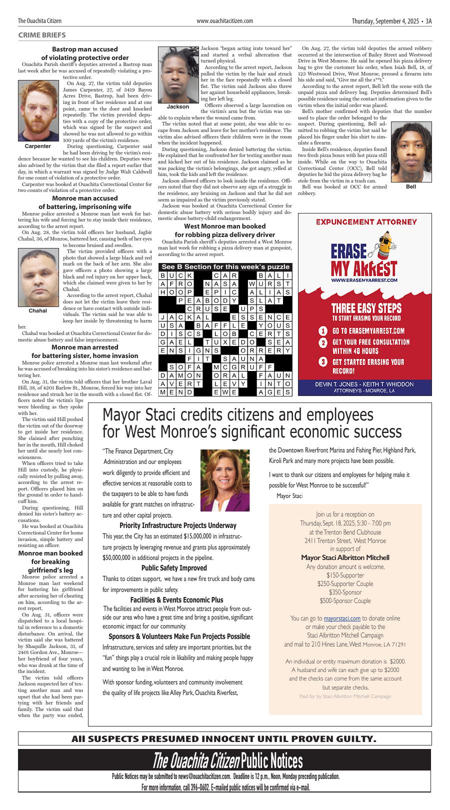 Page 3A | The Ouachita Citizen | hannapub.com