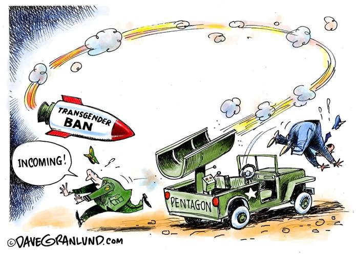 Granlund cartoon: Transgender military ban | Article | hannibal.net