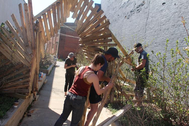 Unique wooden archway adds to Broadway garden's beauty | Local News ...