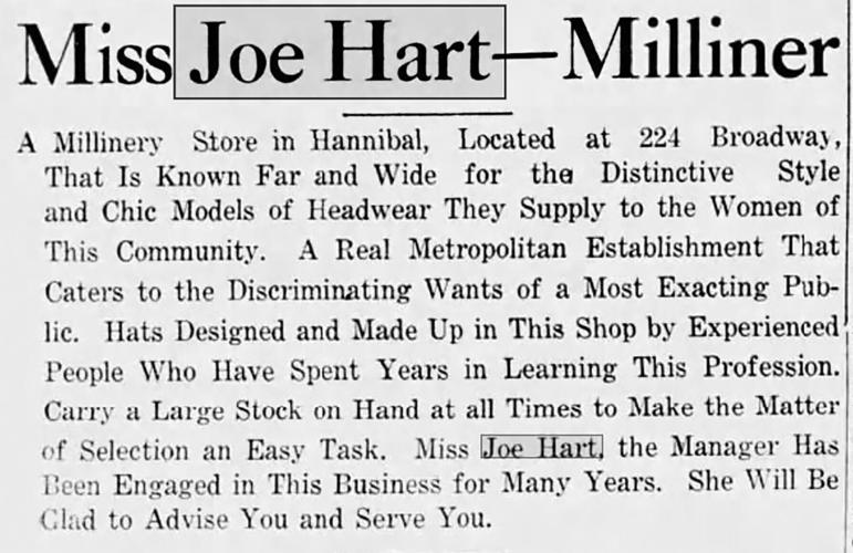 For three decades, Miss Joe Hart helped Hannibal women top off their ...