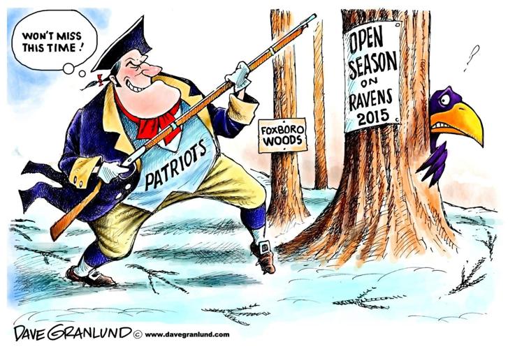 Granlund cartoon: Patriots versus Ravens | Article | hannibal.net