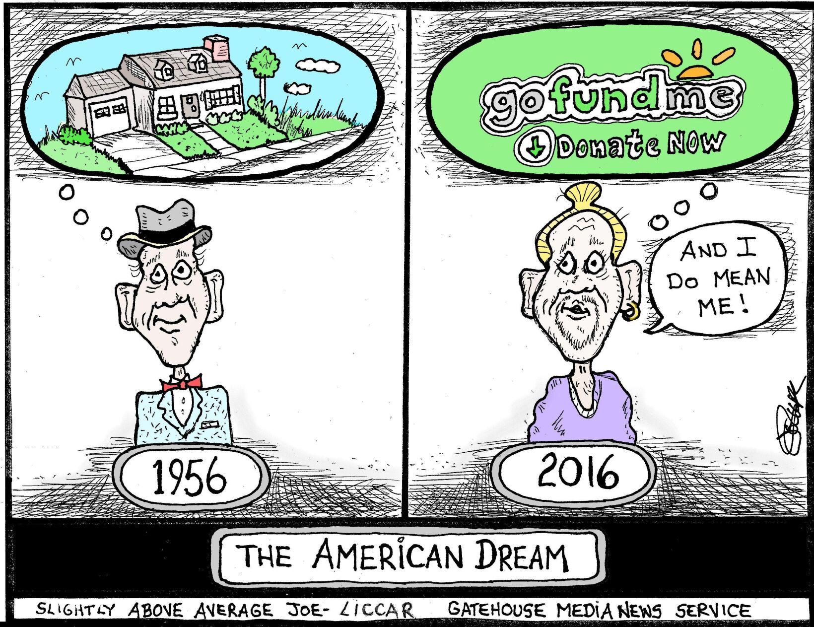 Liccar cartoon: American dream | Article | hannibal.net