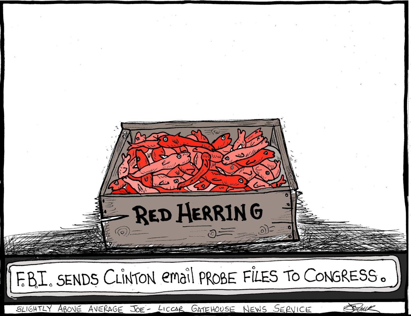 Liccar cartoon: FBI red herring | Article | hannibal.net