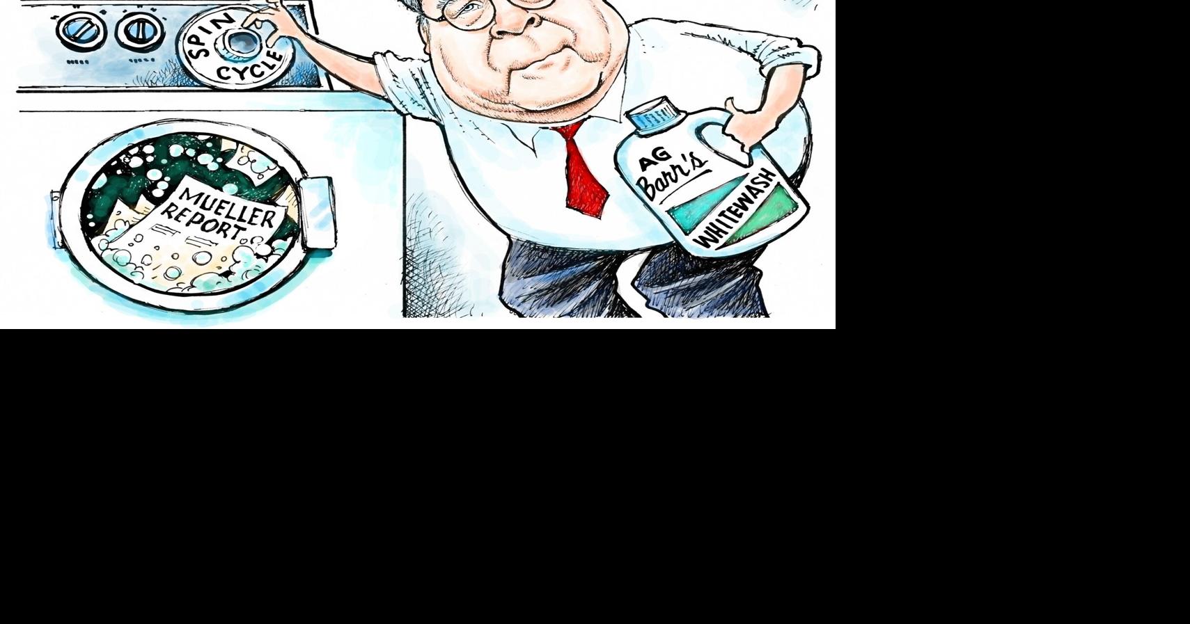 Granlund cartoon: Barr’s Whitewash | Article | hannibal.net