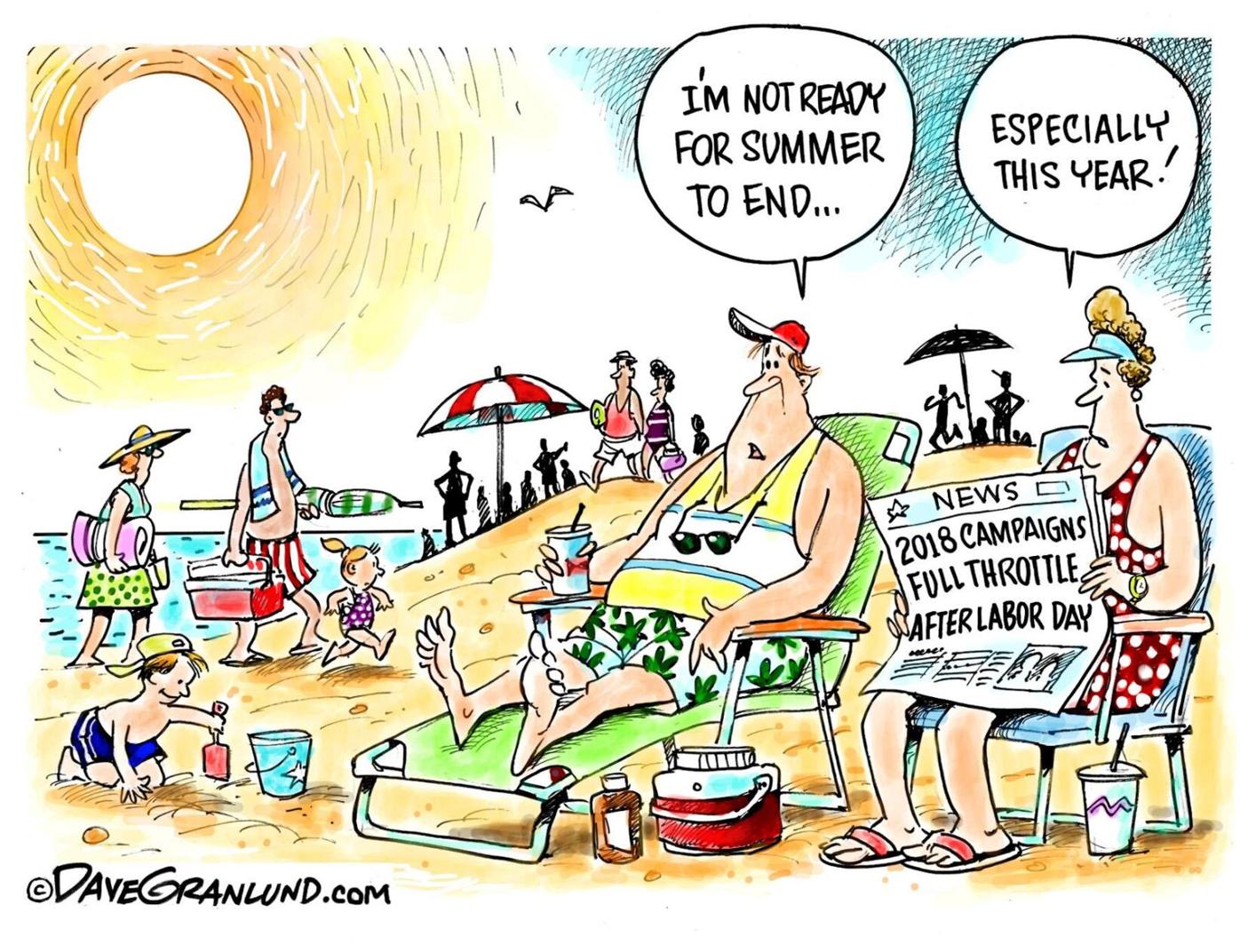 Granlund cartoon: End of summer | Article | hannibal.net