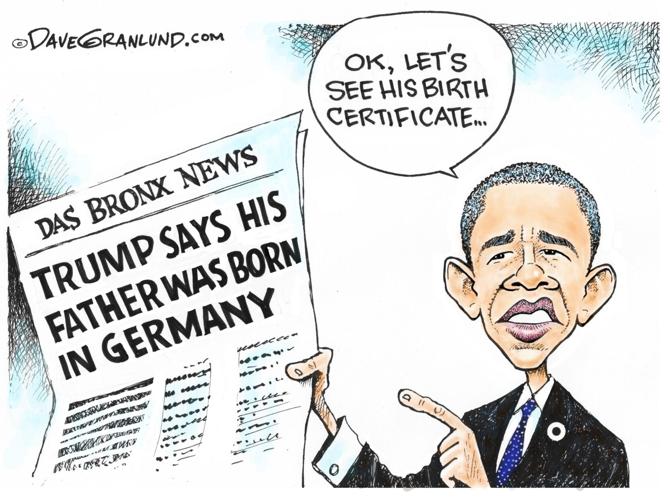 Granlund cartoon: Birth certificate | Article | hannibal.net