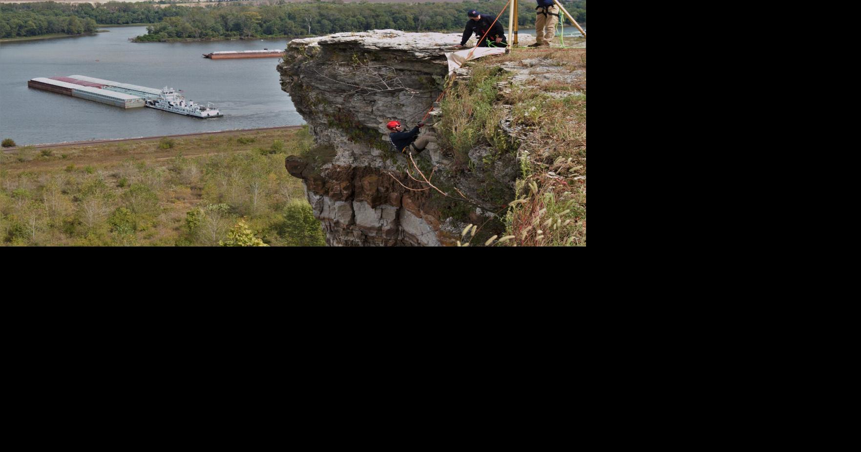 Hannibal firefighters hone skills with rope rescue training exercise ...