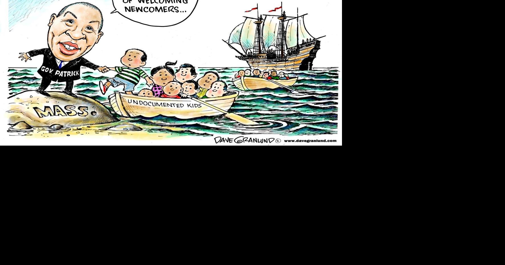 Granlund cartoon: Undocumented kids to Massachusetts | Article ...