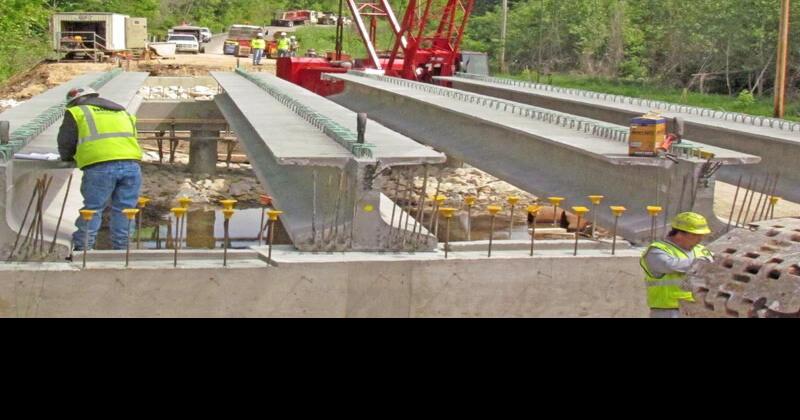 WHAT'S GOING ON? New Route 168 bridge taking shape | Article | hannibal.net